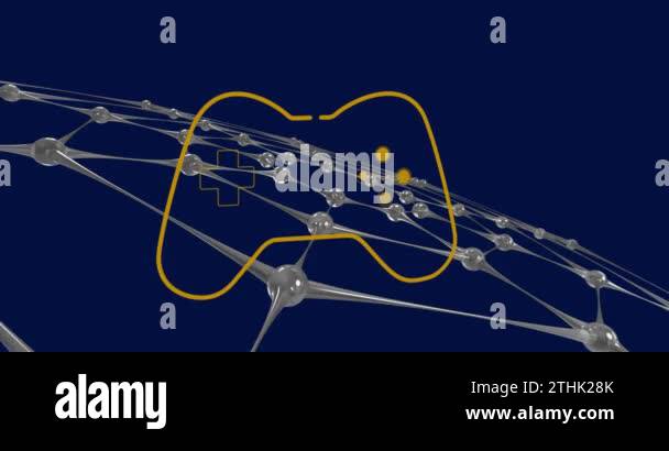Unique animation of video game controller and networking design ...