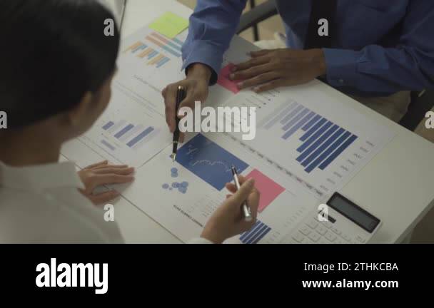 Brainstorming sessions on new document projects Colleagues working ...