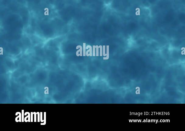 Water Caustic Background. Seamless cyclic 3D animation of blue water ...