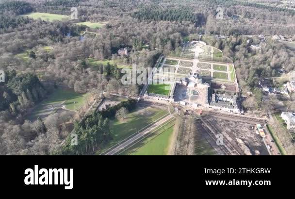 Take a birds eye view of the famous Royal Palace Het Loo in Apeldoorn ...