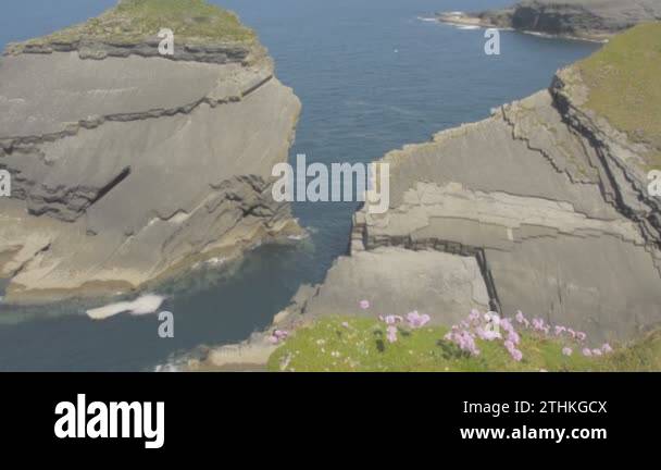 Loop Head Peninsula,West Clare,Ireland showing rocks and cliffs ...