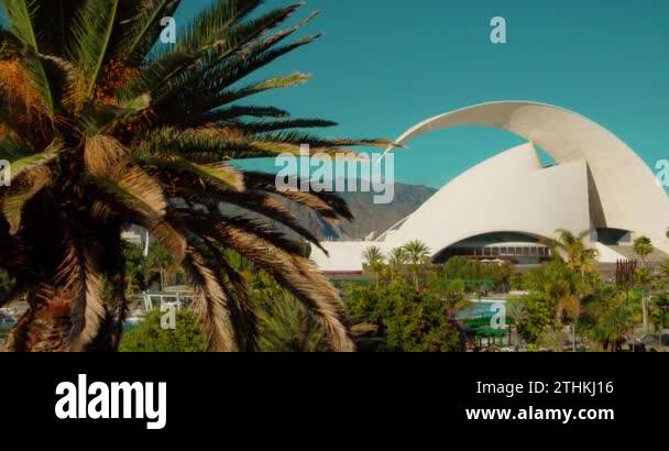 TENERIFE ISLAND, SANTA CRUZ, SPAIN, 2023 March: Auditorio de Tenerife ...
