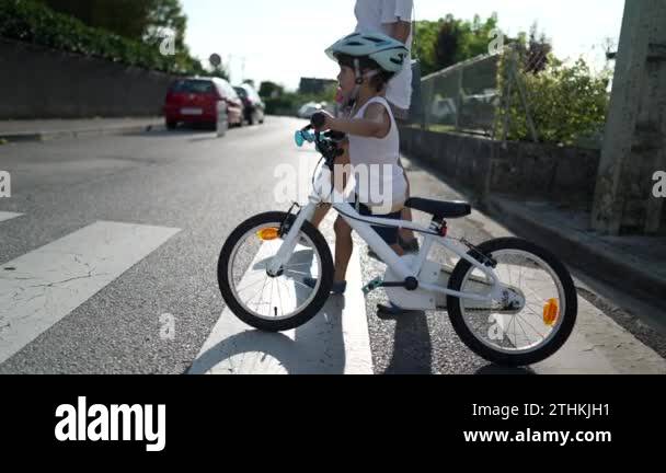 Child crossing zebra pedestrian crossing Stock Videos & Footage - HD ...