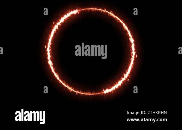 Infinite continual circular background. Seamless loop circle animated ...