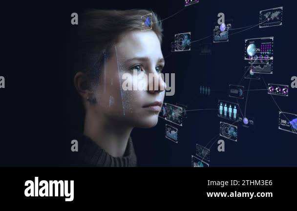 Smart city. Digital transformation and cloud computing data center ...