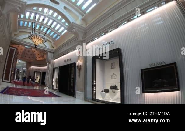 Las Vegas, Nevada, United States - August 18, 2018: Prada shop inside ...