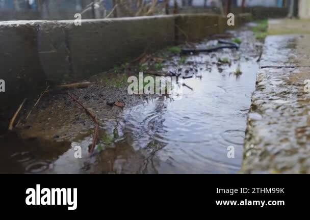 Puddle of rain water Stock Videos & Footage - HD and 4K Video Clips - Alamy