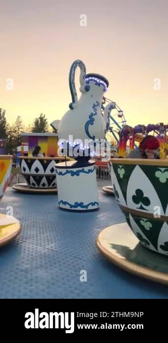 Amusement park Family weekend getaway for kids Shooting a video from ...