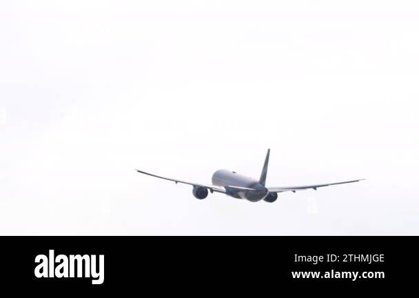 PHUKET, THAILAND - FEBRUARY 23, 2023: Long shot, Boeing 777 of Emirates ...