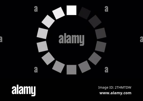 Loading Circle, Video. Loading Animation Icon on Transparent Background ...