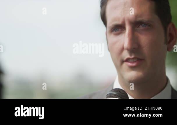 Man reporter interview Stock Videos & Footage - HD and 4K Video Clips ...