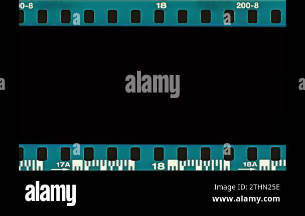 Blank old film strip frame background. Retro films border with numbers. Film scan. Digital ...