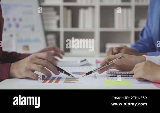 Brainstorming sessions on new document projects Colleagues working ...