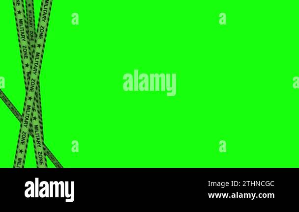Seamless danger tape khaki moving stripes war area vertical footage ...