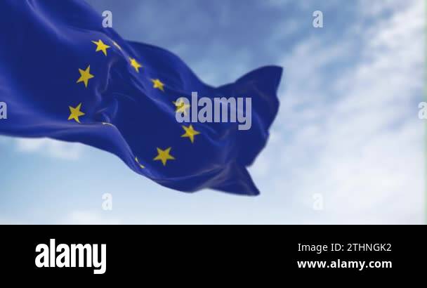European union flag waving Stock Videos & Footage - HD and 4K Video ...