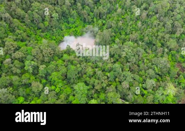 Boiling mud lake Agco and volcanic activity on Mount Apo. Mindanao ...