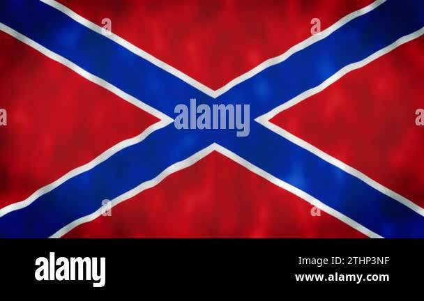 Flag of NEW RUSSIA. Novorossiya flag. National 3d Novorossiya flag ...