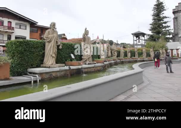Gramado, RS, Brazil - May 17, 2022: monuments of the twelve apostles of ...
