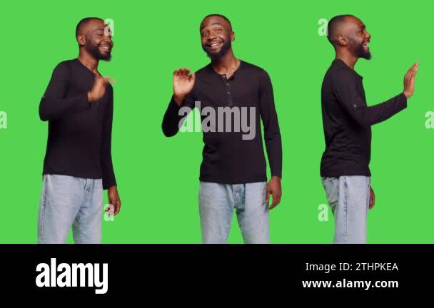 Posing isolated hi Stock Videos & Footage - HD and 4K Video Clips - Alamy