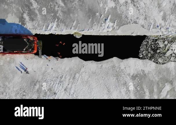 Ice breaker and arctic ocean and aerial Stock Videos & Footage - HD and ...