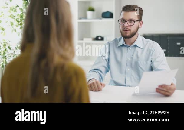 Man in job interview Stock Videos & Footage - HD and 4K Video Clips - Alamy