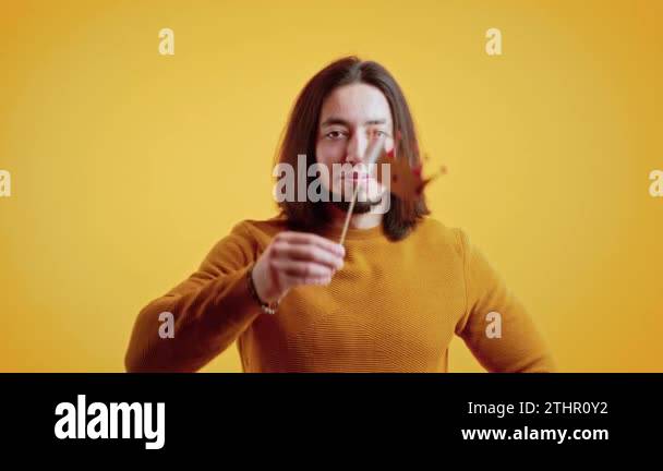 Man holding orange paper Stock Videos & Footage - HD and 4K Video Clips ...