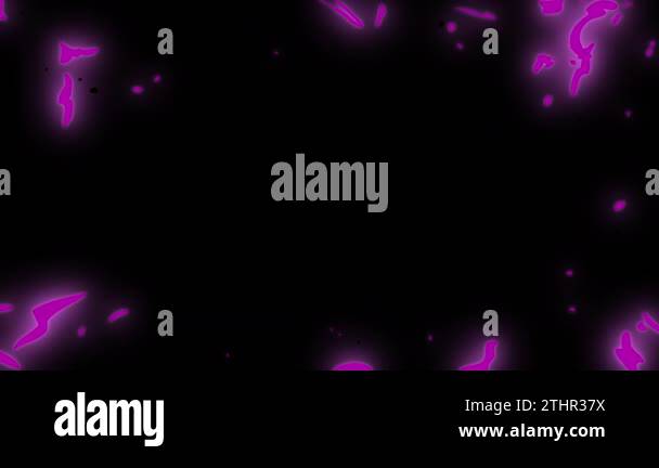 Purple color cartoon fire, comic book fire, pop art, alpha channel ...