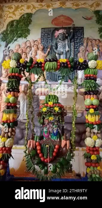 Sculptures of radha govindji in iskcon Temple ahmedabad, Gujarat, India ...