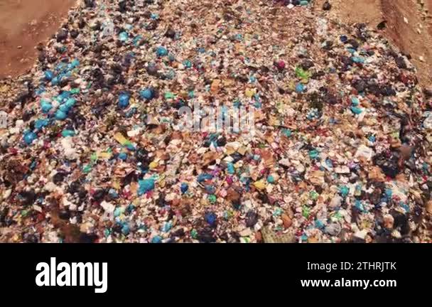 Garbage dump. Greeces plastic waste problem. Global warming, climate ...