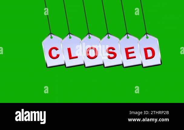 Closed banner Stock Videos & Footage - HD and 4K Video Clips - Alamy