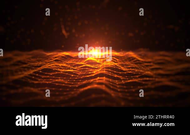 Abstract Futuristic 4K yellow Digital Virtual AI Tron Metaverse ...