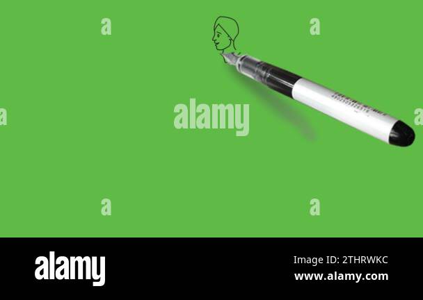 Draw standing young boy hold his one hand forward another keep straight ...