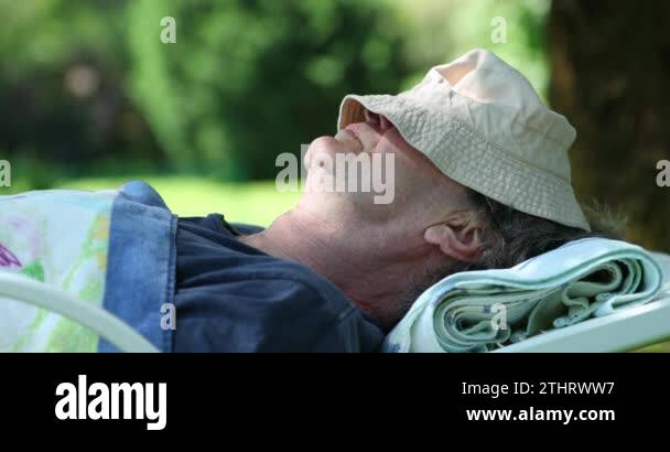 Retired man resting under tree Stock Videos & Footage - HD and 4K Video ...