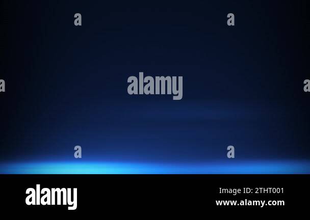 Loop abstract blurred blue horizontal line move from bottom to up side ...