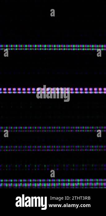 Vertical video. Computer glitch. Digital artifacts. System distortion ...