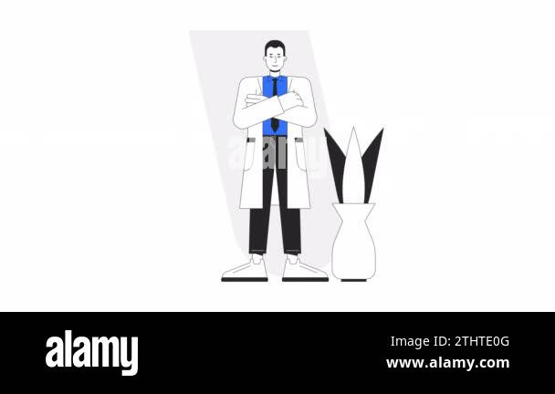 Healthcare professional animation. Animated emergency medical ...