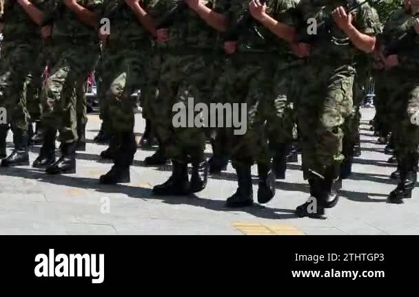 Soldiers marching with rifles Stock Videos & Footage - HD and 4K Video ...