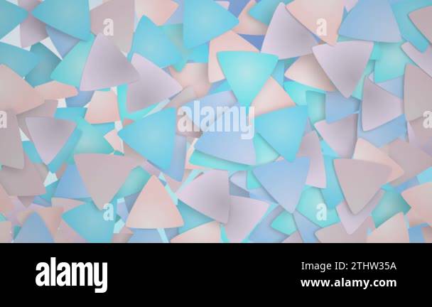 TRIANGLES rounded winter autumn fall color palette background.Video ...