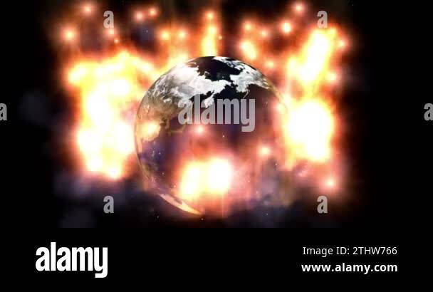 Digital particle animation earth Stock Videos & Footage - HD and 4K ...