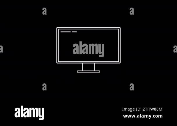 Display outline icon Stock Videos & Footage - HD and 4K Video Clips - Alamy