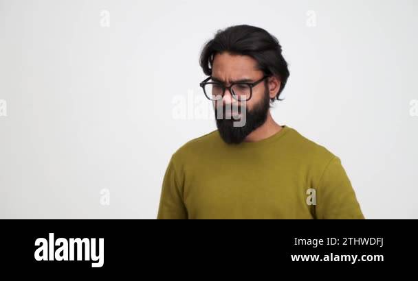 Confused bearded man portrait Stock Videos & Footage - HD and 4K Video ...