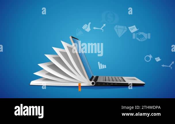 Laptop elearning icons Stock Videos & Footage - HD and 4K Video Clips ...