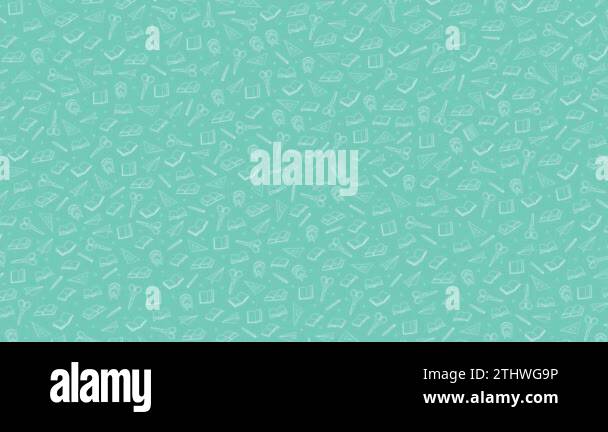 School moving drawing cartoon background. Hand drawn outline ...