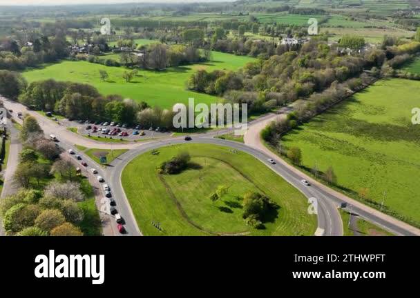 Aerial photo of roundabout Stock Videos & Footage - HD and 4K Video ...