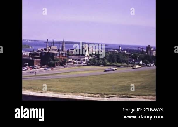 Toronto, Canada june 1975: Old town clock Halifax and the iconic ...