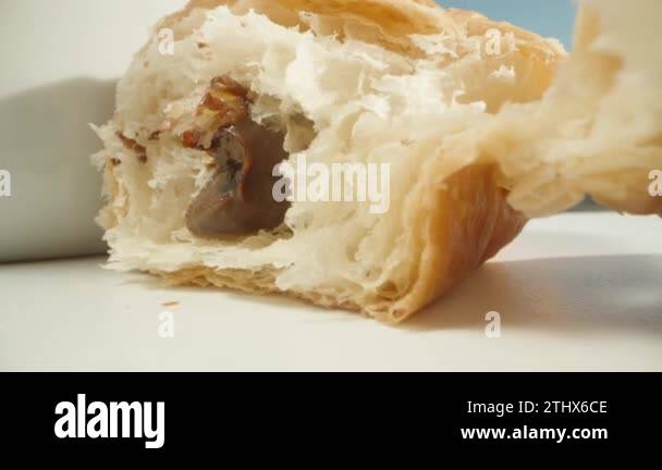 Broken open croissant Stock Videos & Footage - HD and 4K Video Clips ...