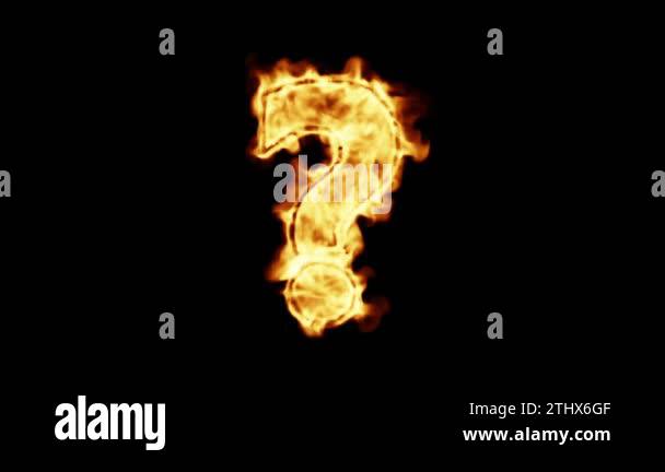 Fire alphabet question mark Stock Videos & Footage - HD and 4K Video ...