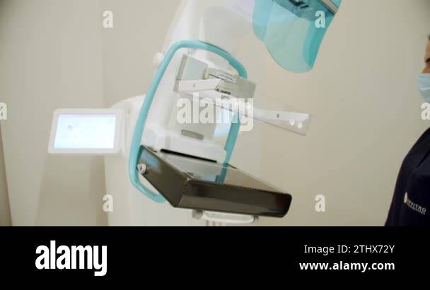 Diagnosis of breast cancer. Medical breast x-ray for women. Cancer ...