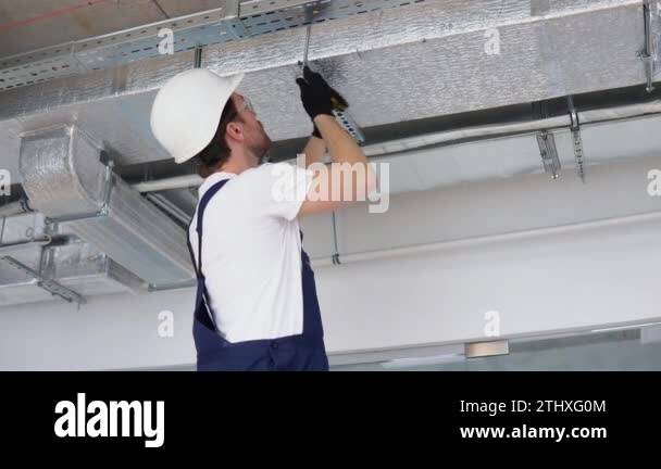 Ventilation system installation and repair service. Hvac technician at ...