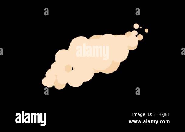2D FX SMOKE Elements motion graphics hand-drawn animations of cartoon ...
